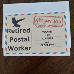 The Mail Stops Here Retirement Invitation,postal Worker Retirement ...