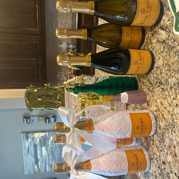 Custom Champagne Label Sticker / Printed Version Made-to-order / for ...