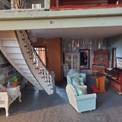 1:48 1/4 Quarter Scale Kitchen Unit W/ Shelves Sink - Etsy