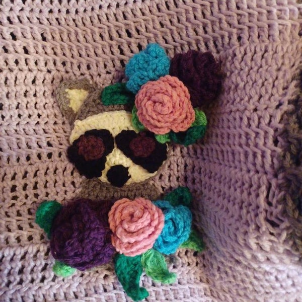 Crochet Pattern - INSTANT PDF DOWNLOAD - Crochet Raccoon - Boho - Boho ...