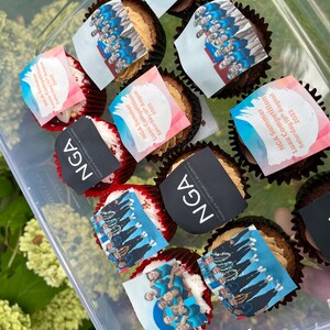 Cupcake Toppers Personalised Edible Icing Discs 2 50mm, 1.5 38mm Pre ...