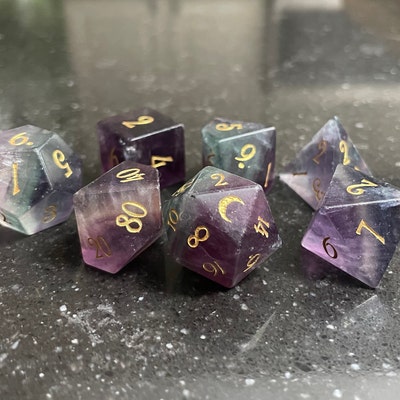 Engraved Rune Dice Scrying Dice D6 Viking Runes of Dichroic - Etsy