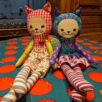 Make 3 Cats Sewing Pattern & Tutorial 3 Pattern Bundle Cat Doll Pattern Rag Doll Pattern - Etsy ...