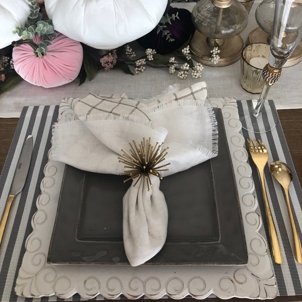 Linen Napkins, Cloth Napkins, Sizes 12", 14", 16", 18", 20", Soft ...