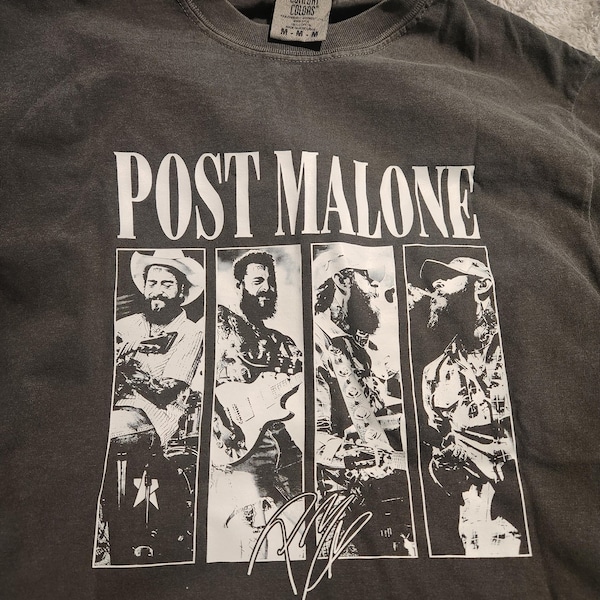 Comfort Colors Vintage Post Malone Shirt, Malone Rap Music Shirt, F1 ...