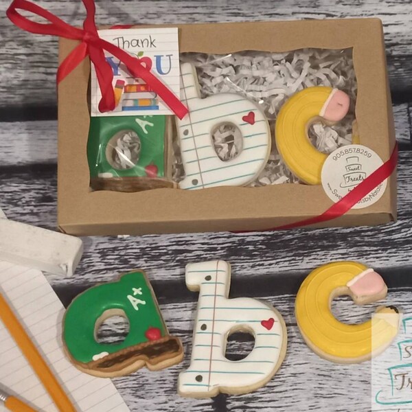 Teacher Appreciation Gift BUNDLE, Thank You Teacher Treat Bag TOPPER ...