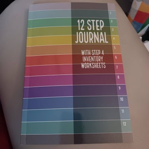 12 Step Journal PLUS Step 4 Worksheets and Step 10 Inventory Instant ...