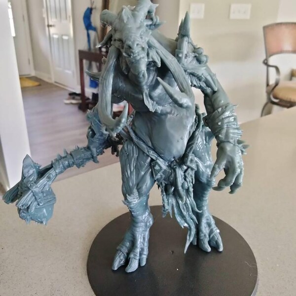 Alpha Carnadon by Clay Beast Creations | Tabletop RPG Miniature Figures ...