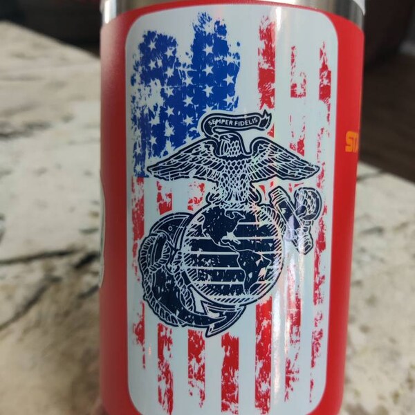 Marine Corps Enlisted Ranks Dress Vinyl Stickers, USMC Stickers ...