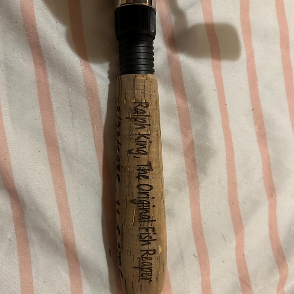 Fishing Rod With Ashes Memorial Tribute Gift Personalized Keepsake - Etsy