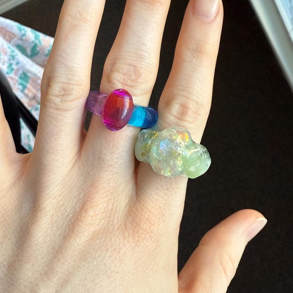 Magic Forest Pick a Ring : Handmade Fancy Ring - Etsy