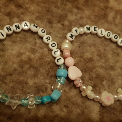 Moo Beaded Bracelet Cow Aesthetic Kandi Bracelet Y2K - Etsy