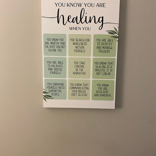Healing Psychotherapy Art Decor Gifts Psychotherapist Counseling Office ...