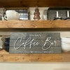 Pallet Sign Coffee Bar Sign Custom Wood Sign 3D Sign Personalized Gift ...