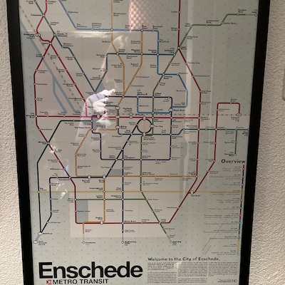 Eindhoven Metro Transit Map - Etsy