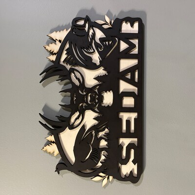 Hanging Heart Sign, Personalized Heart Sign, Custom Anniversary Gift ...