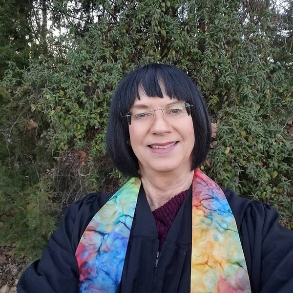 Rainbow Clergy Stole, Priest Stole, Clergy Stole, All Season Stole ...