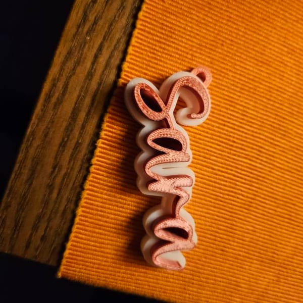 Personalized Border Keychain, Special Handwritten Design, School -kids ...