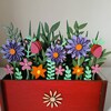 DIY 3D Layered MDF Flower Pot, Make Your Own Flower Pot, Flower Window ...