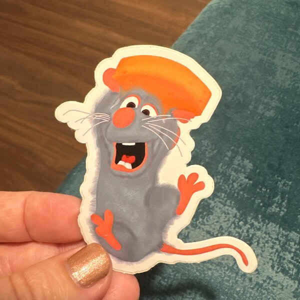 Ratatouille Sticker, Sticker, Remy Sticker, Gift, Stickers, Laptop Stickers, Vinyl Stickers ...