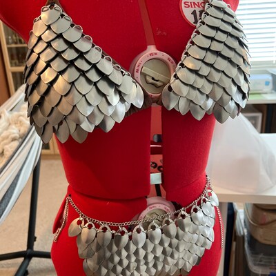 50 Large Scalemail Aluminum Scales, Economical Scalemaille Tag Drop ...