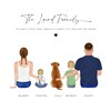 Custom Portrait Family Print, Personalized Gift for Family, Our Family ...