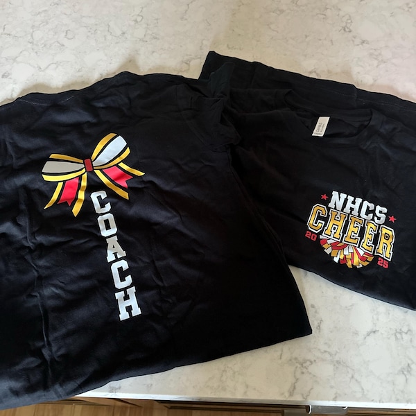 Custom Cheer Team Name Shirt: Personalized Cheerleading Tee - Etsy