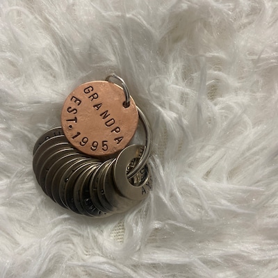 KINDRED SPIRITS Gift Copper Washer Key Ring and Sterling - Etsy