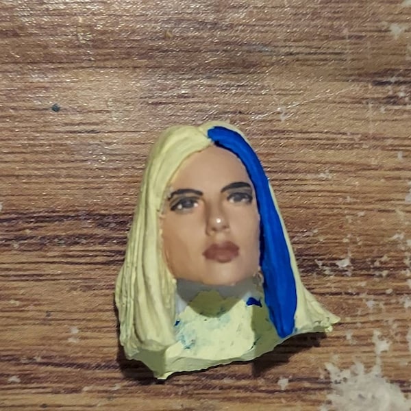 FEMALE CUSTOM Casted Miniature HEAD for Action Figures - Etsy