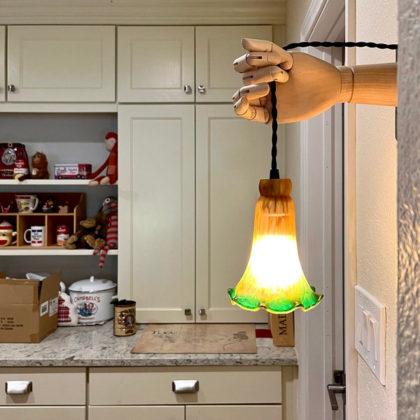Mannequin Hand Wall Sconce: Steampunk Posable Light - Etsy