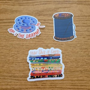 Seam Ripper Sticker, Cute Sewing Stickers, Sewing Machine Sticker ...