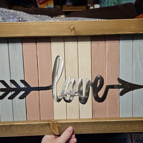 Sturgeon Fish Wood and Metal Sign / Fishing / Outdoors / Lake / Boating ...