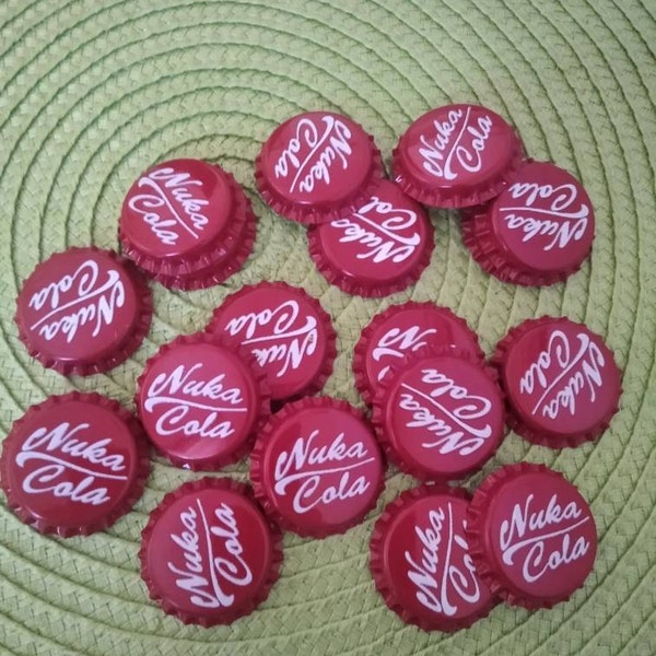 Handmade Fallout Bottle Caps, Nuke Cola Caps, Fallout Props, Gift for ...