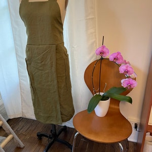 Easy to Sew/ Half Apron Sewing Pattern/ Pinafore Tutorial PDF/ | Etsy