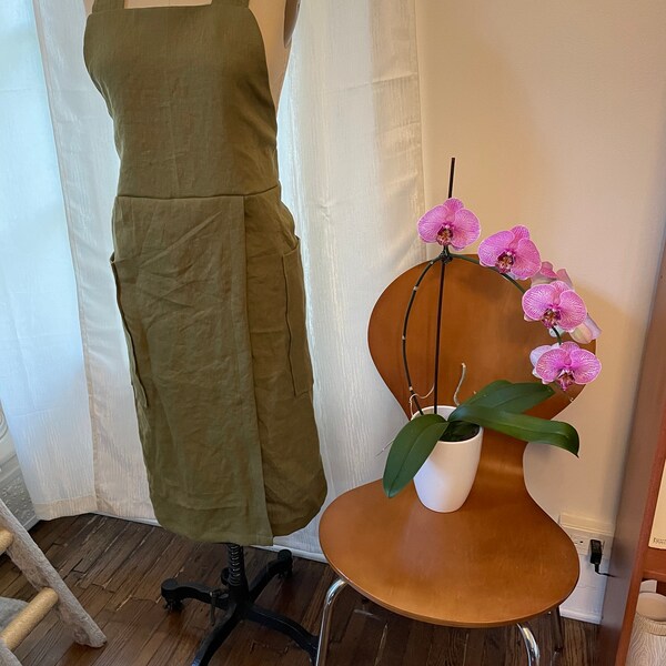 Pottery Apron Sewing Pattern/split Leg Apron /pinafore Pattern PDF/ No ...