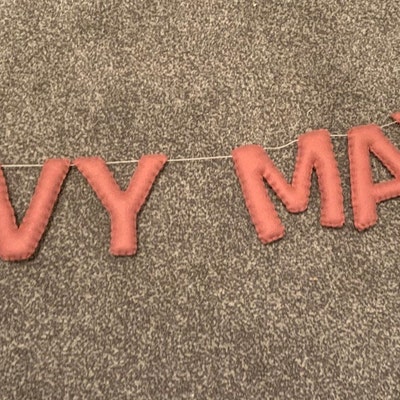 Felt Number Line 1-10 Bunting/garland/banner Nursery/playroom - Etsy