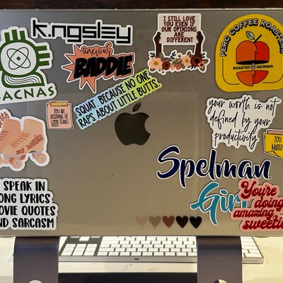Lowkey Thriving Stickers, Happy Sticker Grind Entrepreneur Laptop ...