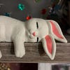 Hand-made Ceramic Sleeping Bunny - Rabbit - Shelf Sitter - 70s Vibe ...