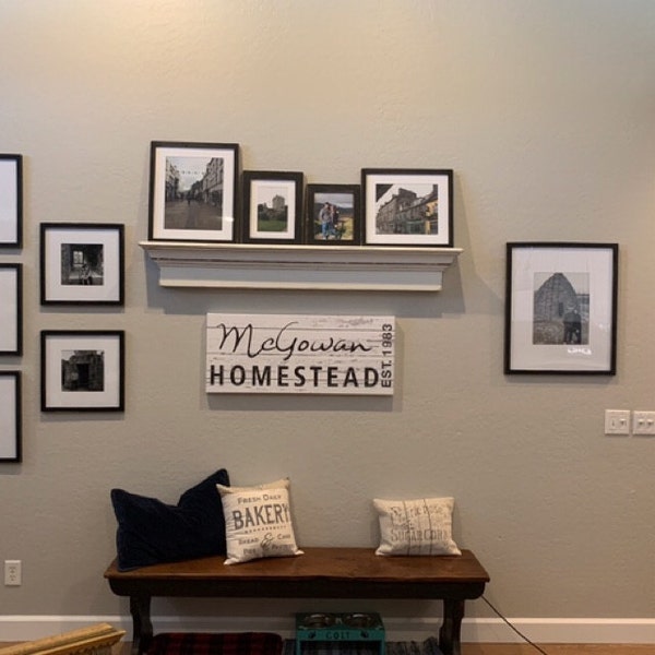 Fireplace Mantel Shelf Floating Ledge Solid Crown Molding Chair Rail ...