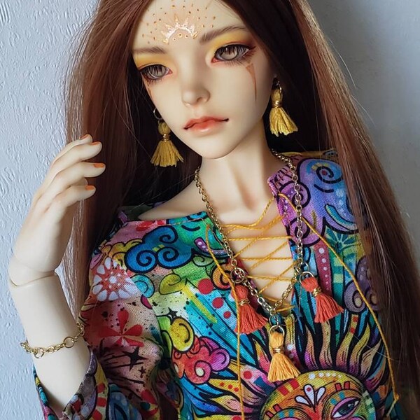 Vintage 5 Piece Doll Clothes 1/3 BJD Doll Suit Outfit for SD17 ID72 ...