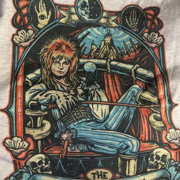 Labyrinth Jareth Shirt Art Nouveau Labyrinth Bowie Movie Tee - Etsy