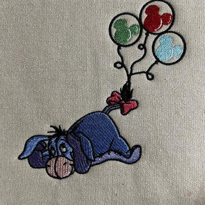Winnie the Pooh Eeyore Embroidery Design, Eeyore Machine Embroidery ...