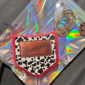 Denim Design Pocket Car Freshie Country Car Freshener - Etsy