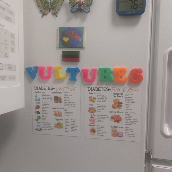 Magnetic Diabetes Food List, Diabetic Low Carb Food List Type 1 ...