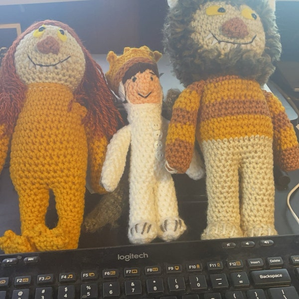 Inspired by Where the Wild Things Are Plushie Stuffed Animal Doll Toy ...