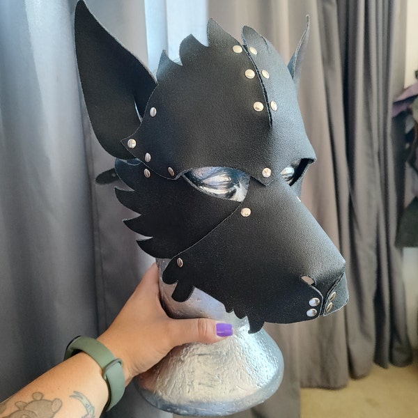 Leather 'fenrir' Wolf Mask PATTERN - With Instructions - Etsy Australia