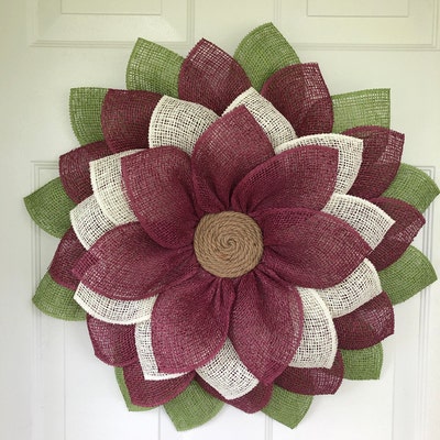 Burgundy Poly Burlap Mesh 10 Inch, Poly Burlap Mesh, Poly Burlap Mesh ...