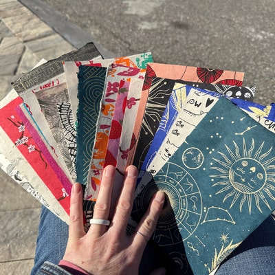 Lokta Paper Sheet Art Deco Black Decorative Paper Collage Junk Journal ...