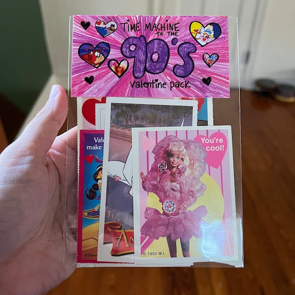 90s Valentine Card Pack - THE ORIGINAL 1990s Valentine Assortment! - Etsy