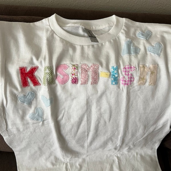 CUSTOM PATCHWORK TSHIRT - Etsy